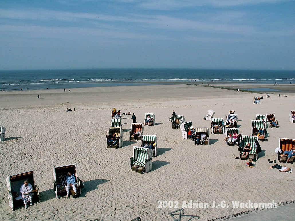 Wandbild Wangerooge Strand – Atelier An der Mühle