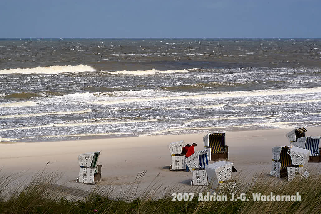 Wandbild Wangerooge Strand – Atelier An der Mühle