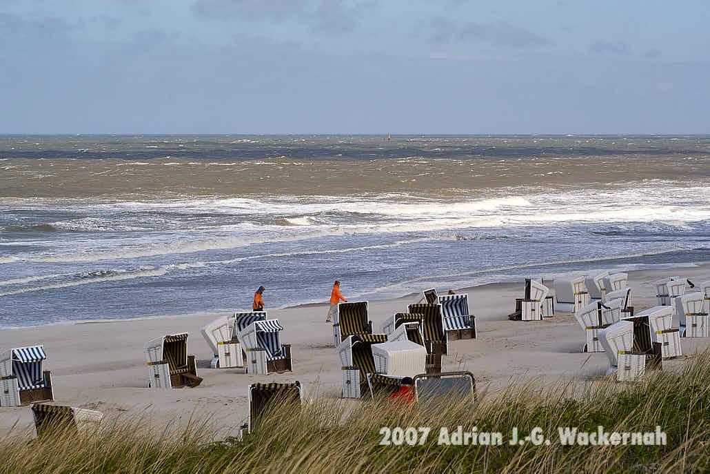 Wandbild Wangerooge Strand – Atelier An der Mühle